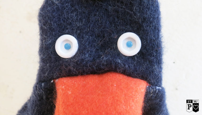 Pinguin Handpuppe • byPRISKA